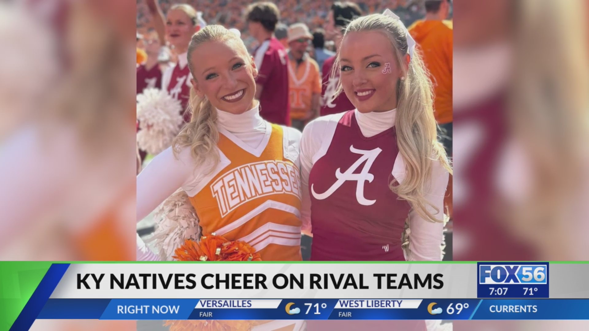 Kentucky natives reunite at rivalry game – FOX 56 News