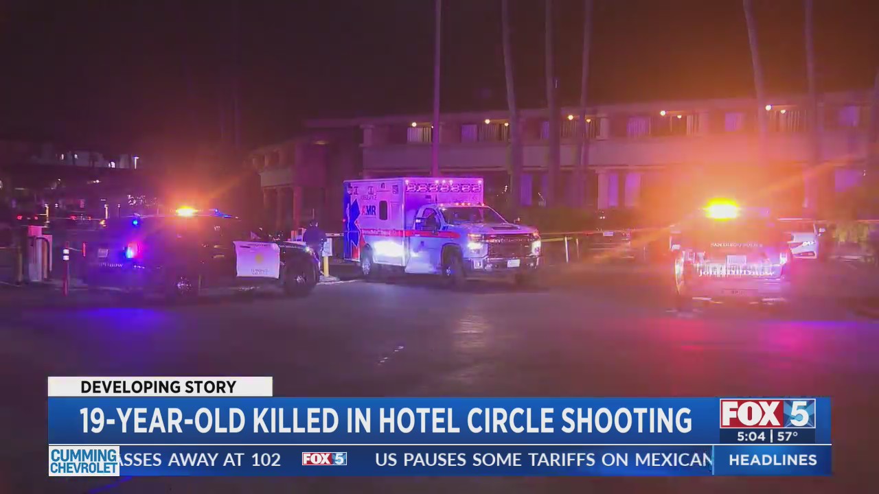 19-year-old killed in Hotel Circle shooting – FOX 5 San Diego & KUSI News