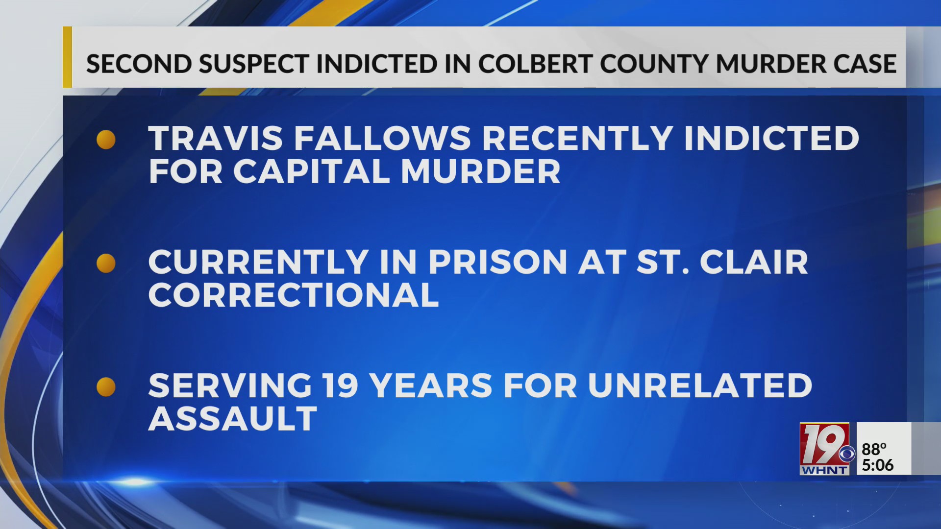 Second Suspect Indicted in Colbert County Murder Case | Aug. 9, 2024 ...