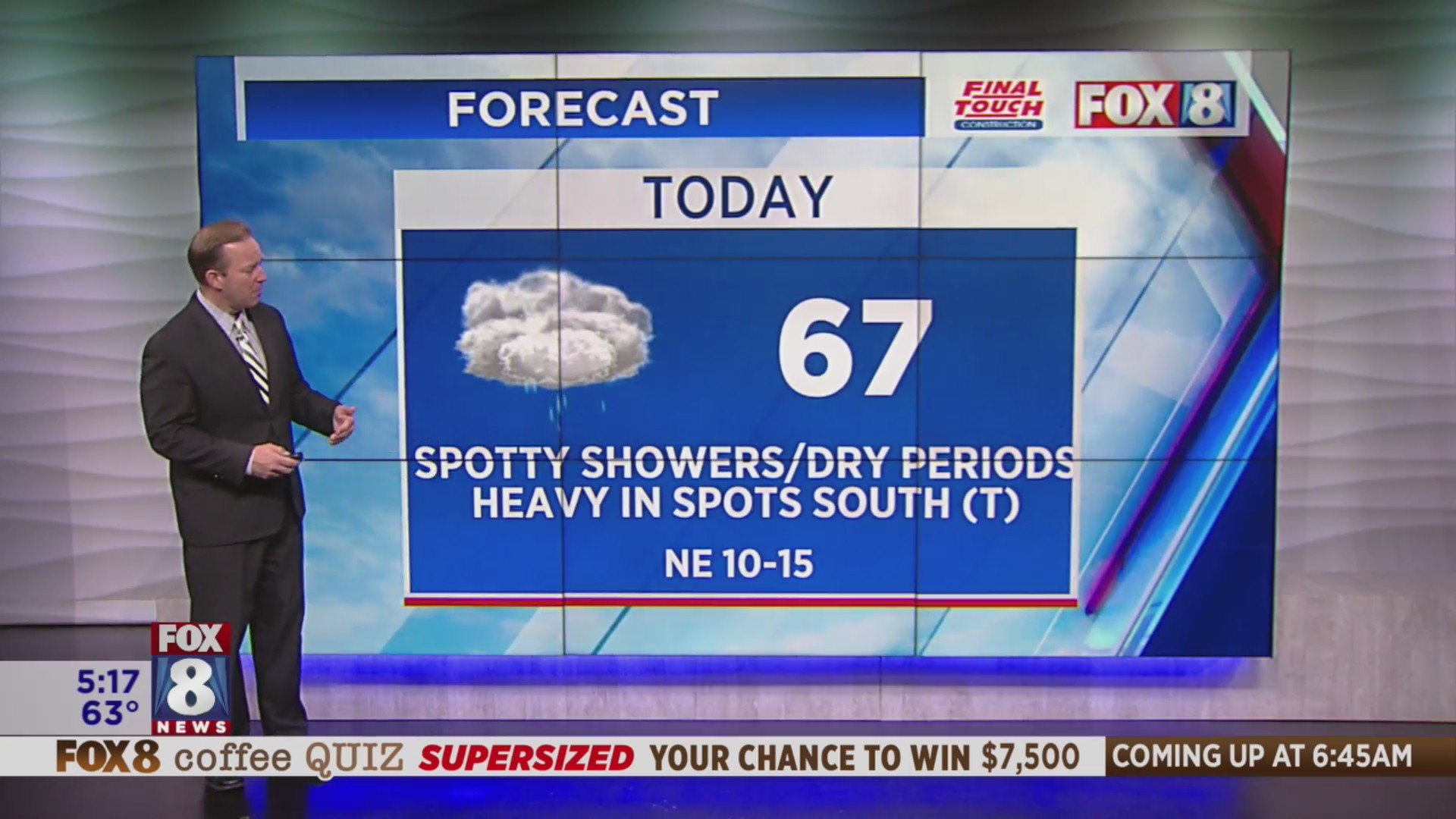 Spotty showers today: When the rain will let up – Fox 8 Cleveland WJW