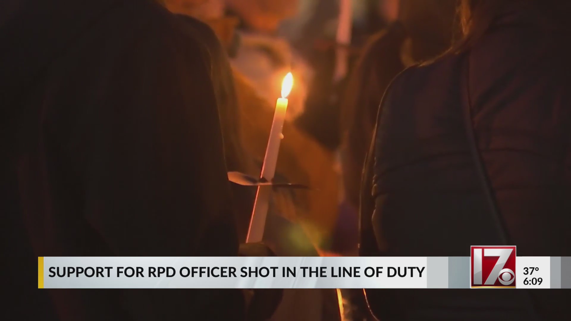 Support for RPD officer shot in the line of duty – CBS17.com