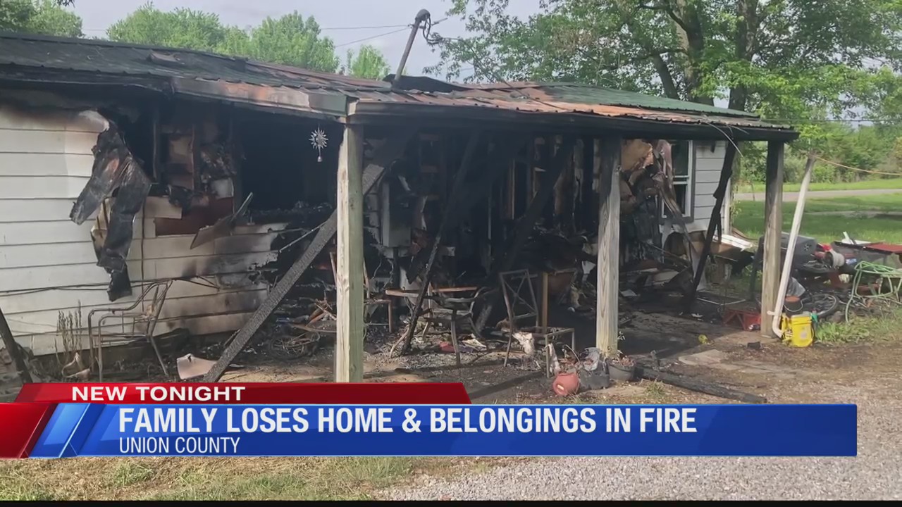 No injuries reported from fully involved structure fire in Union County ...