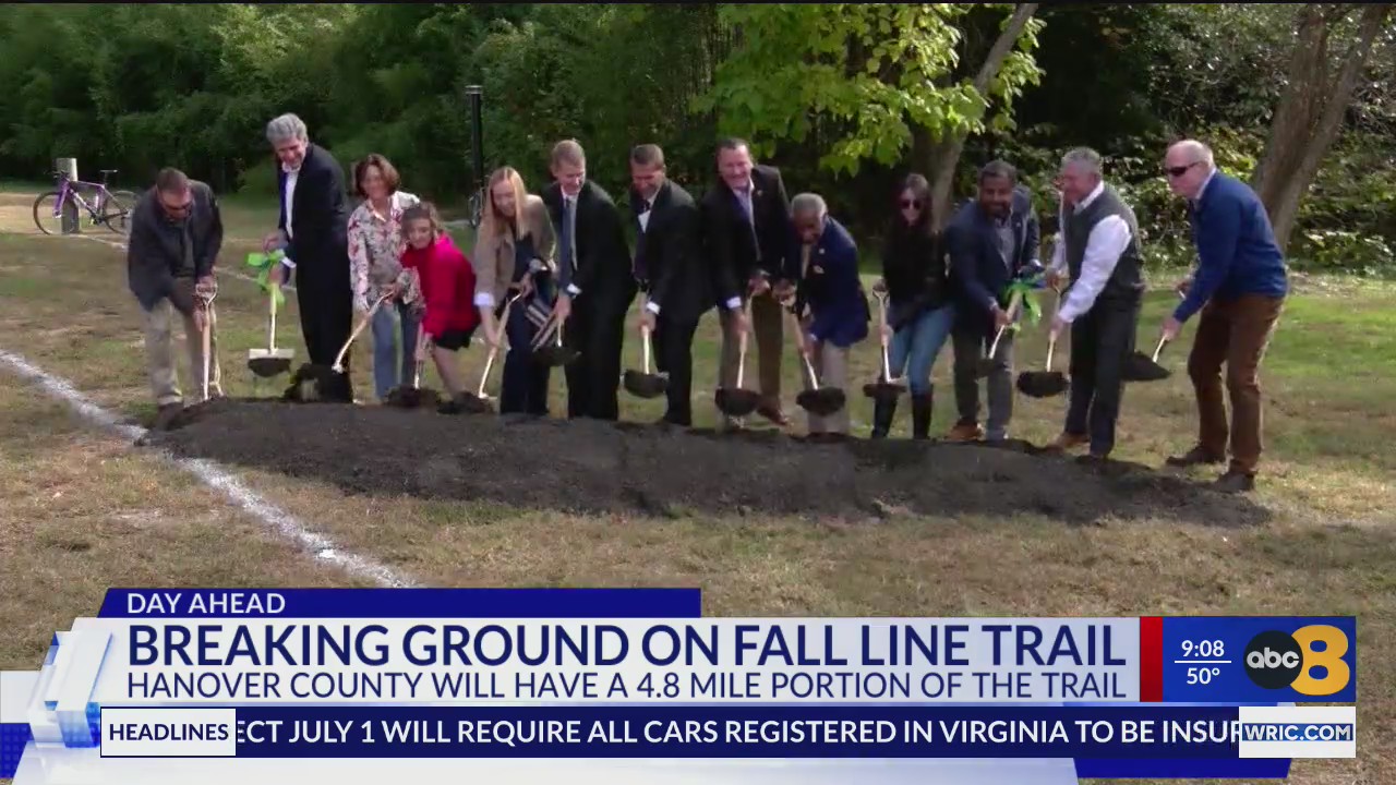 Hanover County breaks ground for part of the Fall Line Trail project ...