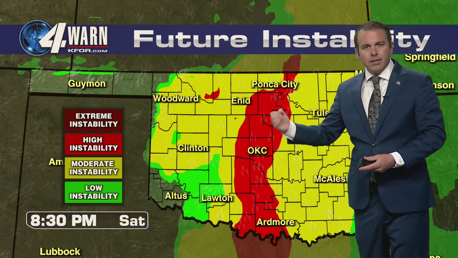 Saturday fire danger and severe storms, Aaron Brackett tracks it 3-28 ...