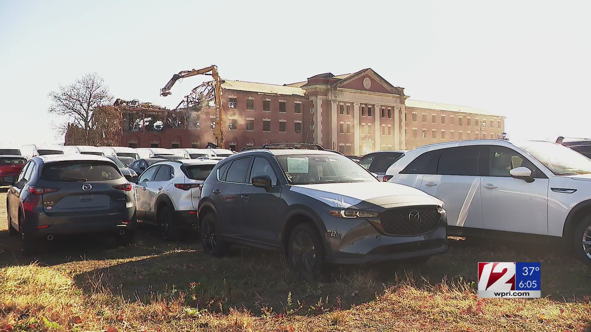 Former ACI building in Cranston being demolished – WPRI.com