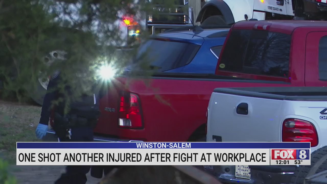 1 shot, 1 assaulted in workplace shooting in Winston-Salem – FOX8 WGHP