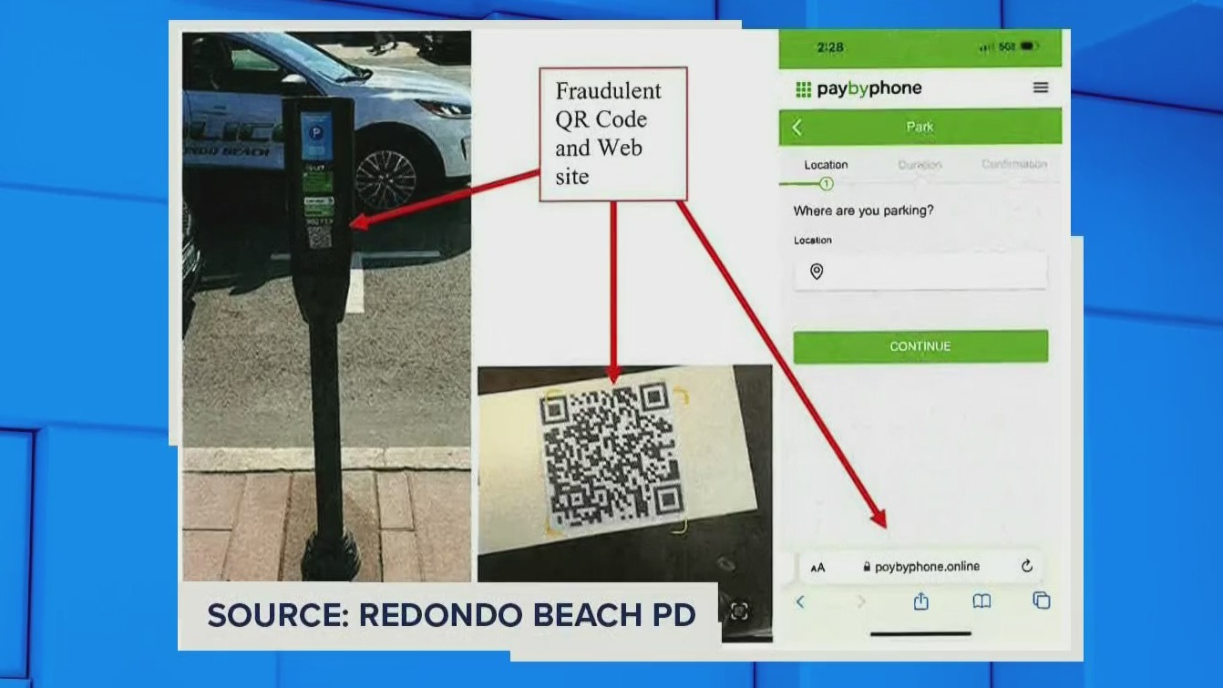 Police warn of fake QR codes at Southern California parking meters ...