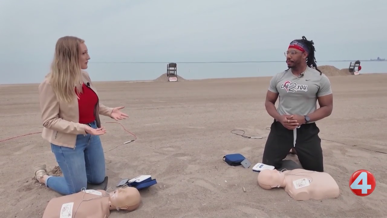 American Heart Association gives CPR lesson in case of water emergency ...