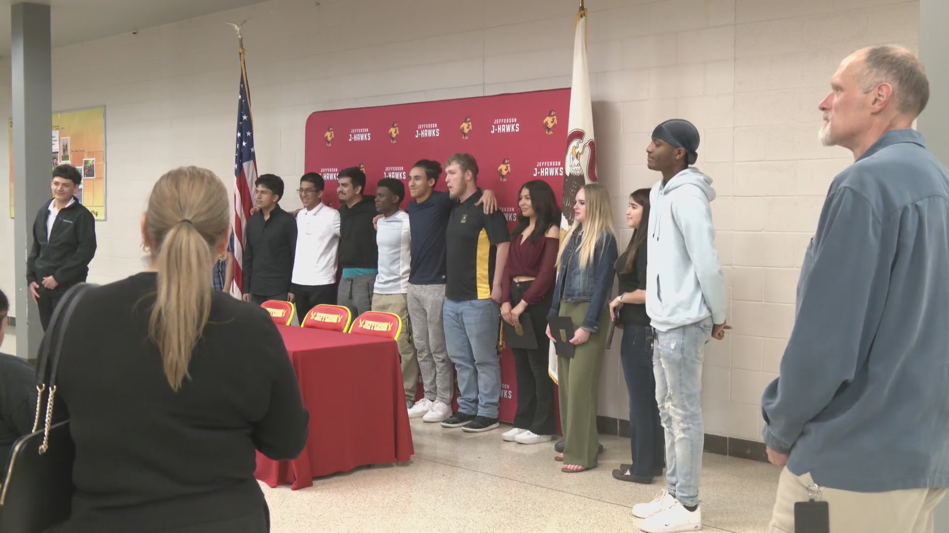 Jefferson High School honors more than a dozen students enlisted in the ...