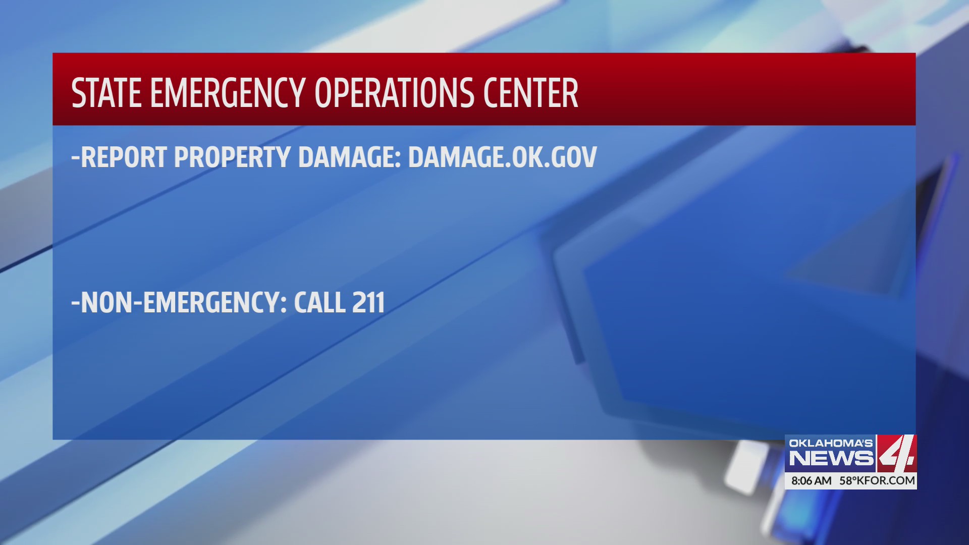 State Emergency Operations Center remains open – KFOR.com Oklahoma City