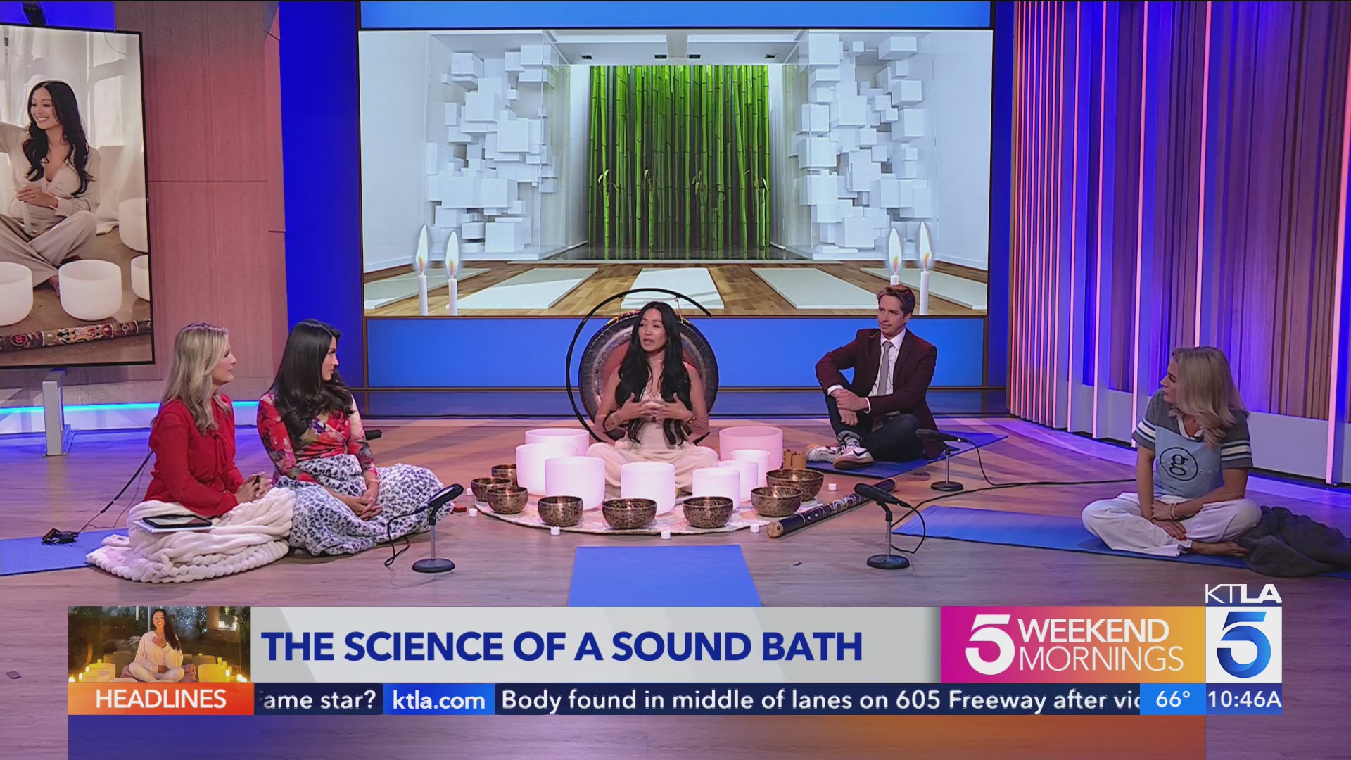 Kristina Joy shares Sound Bath Experience – KTLA