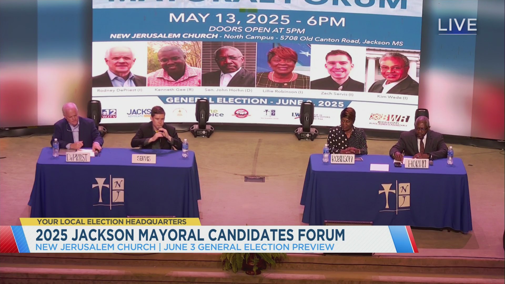 2025 Jackson Mayoral Candidate Forum – WJTV