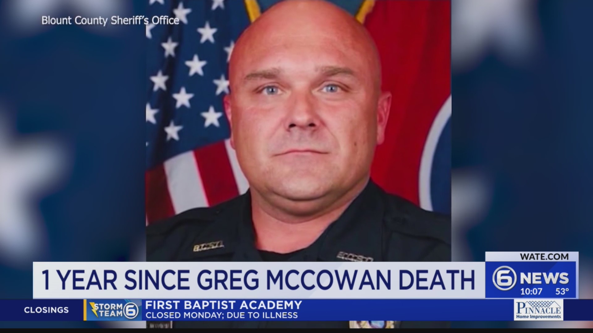 One year since Greg McCowan’s Death – WATE 6 On Your Side