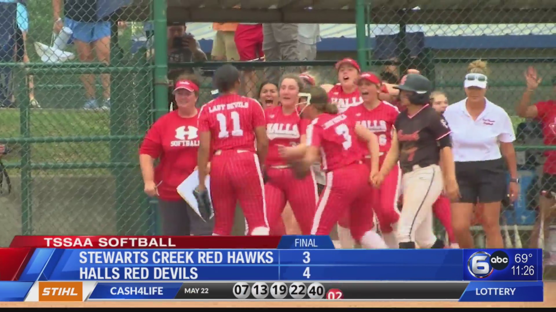 Halls softball’s comeback sends the Red Devils to the Class 4A state ...
