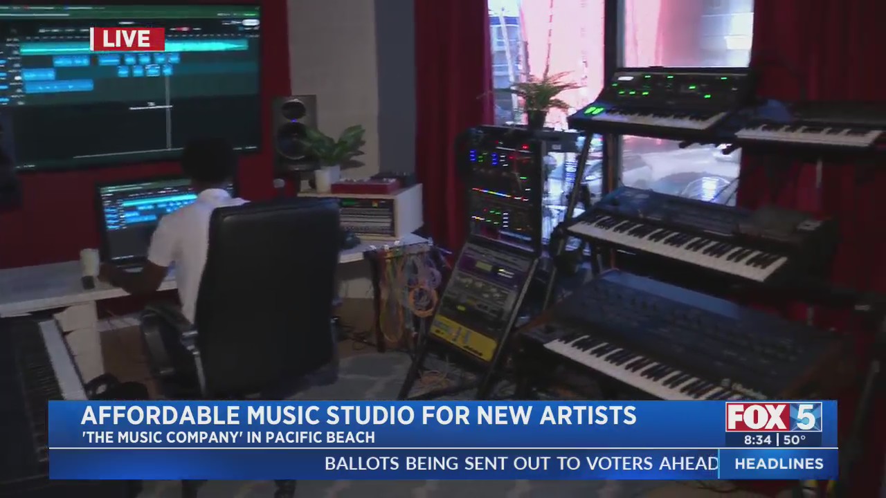 Affordable music studio for artists – FOX 5 San Diego & KUSI News