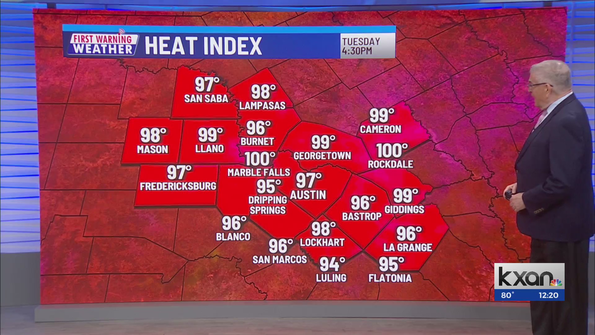 KXAN Monday Afternoon First Warning Weather – KXAN Austin