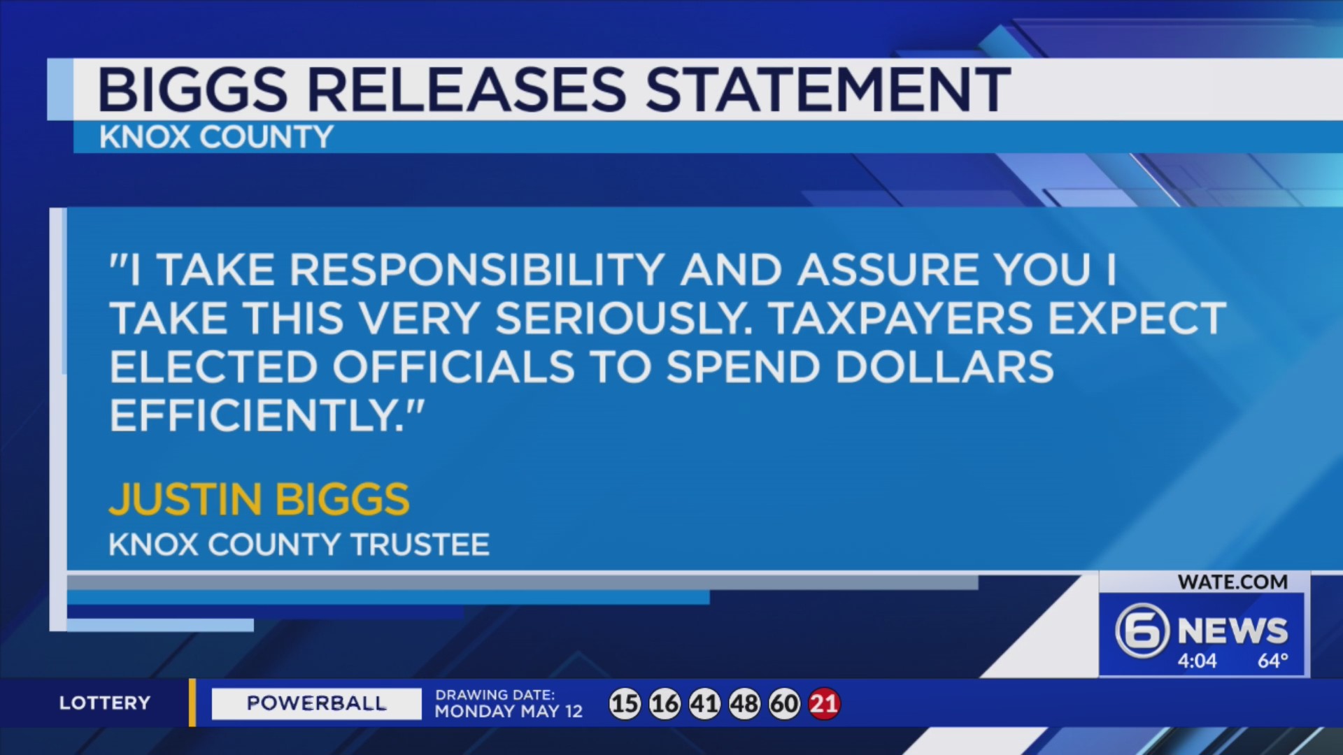 Knox County Trustee Justin Biggs releases statement amid state ...