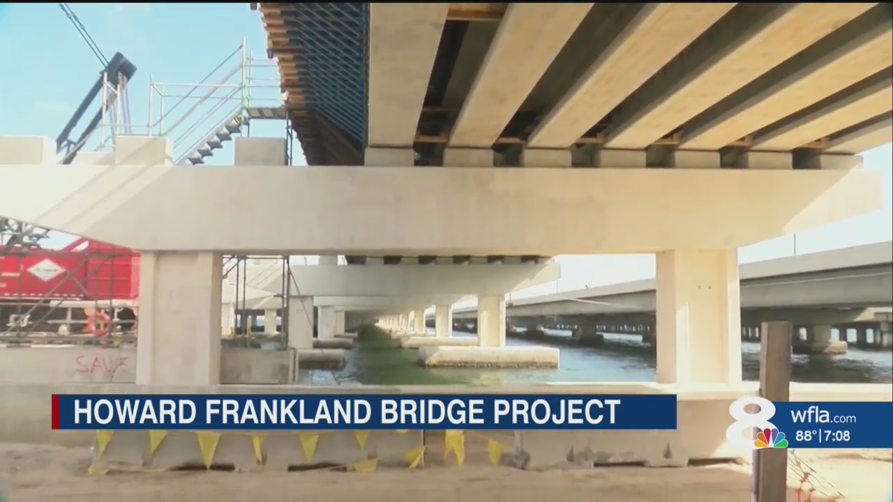 New Howard Frankland Bridge reaches major milestone ahead of spring ...