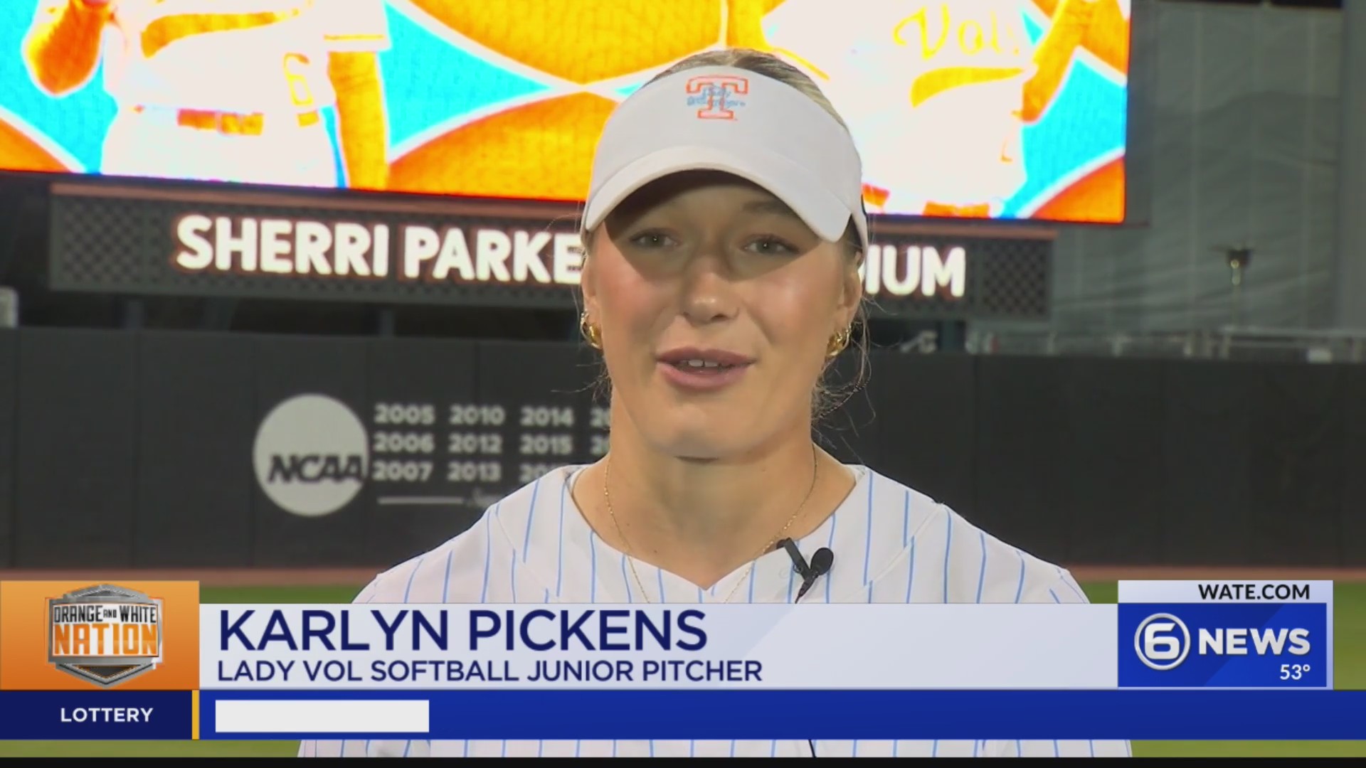 Lady Vol pitcher Karlyn Pickens throws fastest pitch in college ...