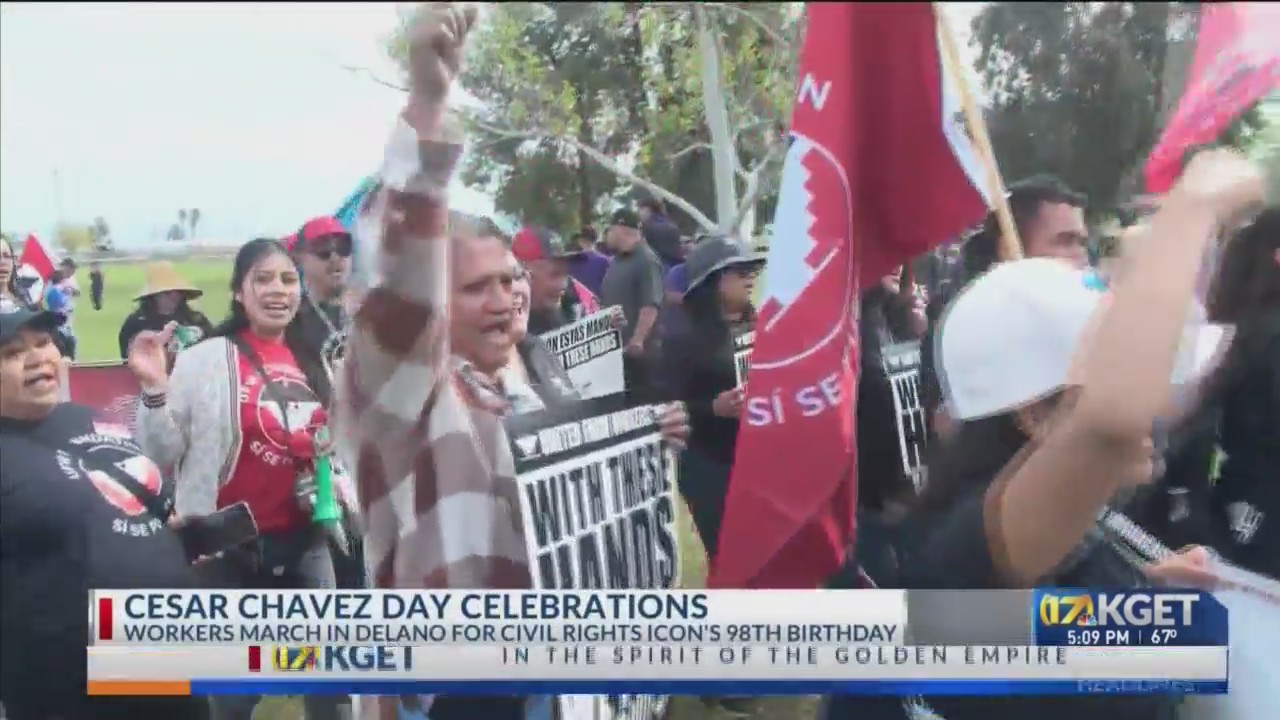 Cesar Chavez Day celebrations: Workers march in Delano for civil right ...