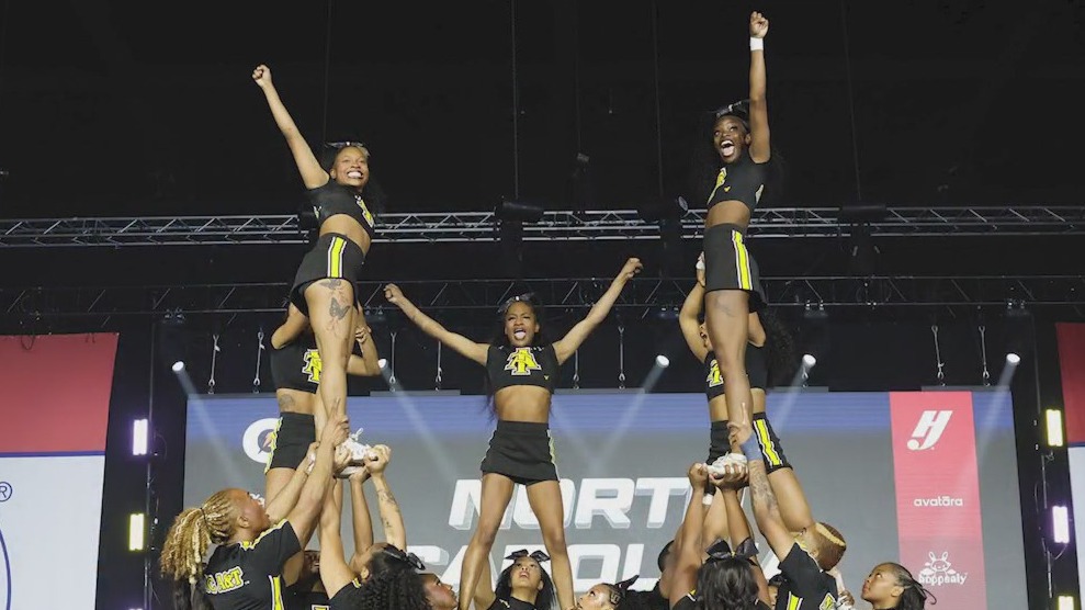 NC A&T State University cheerleaders make history with back-to-back ...