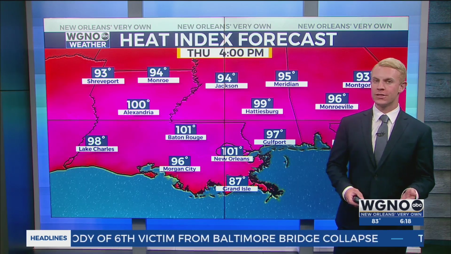 Temperatures to hit 90 degrees in New Orleans ahead of weekend cold ...