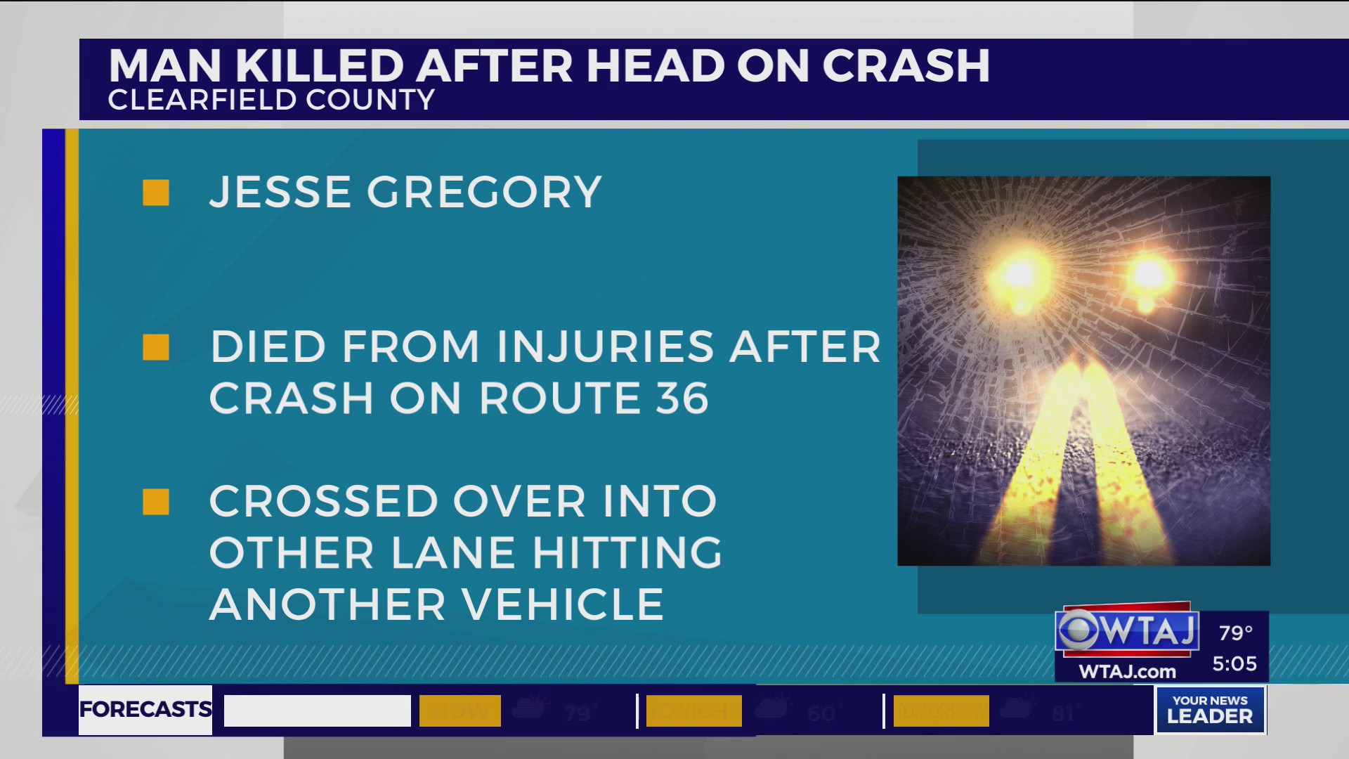 Cambria County man pronounced dead at UPMC after early morning crash ...