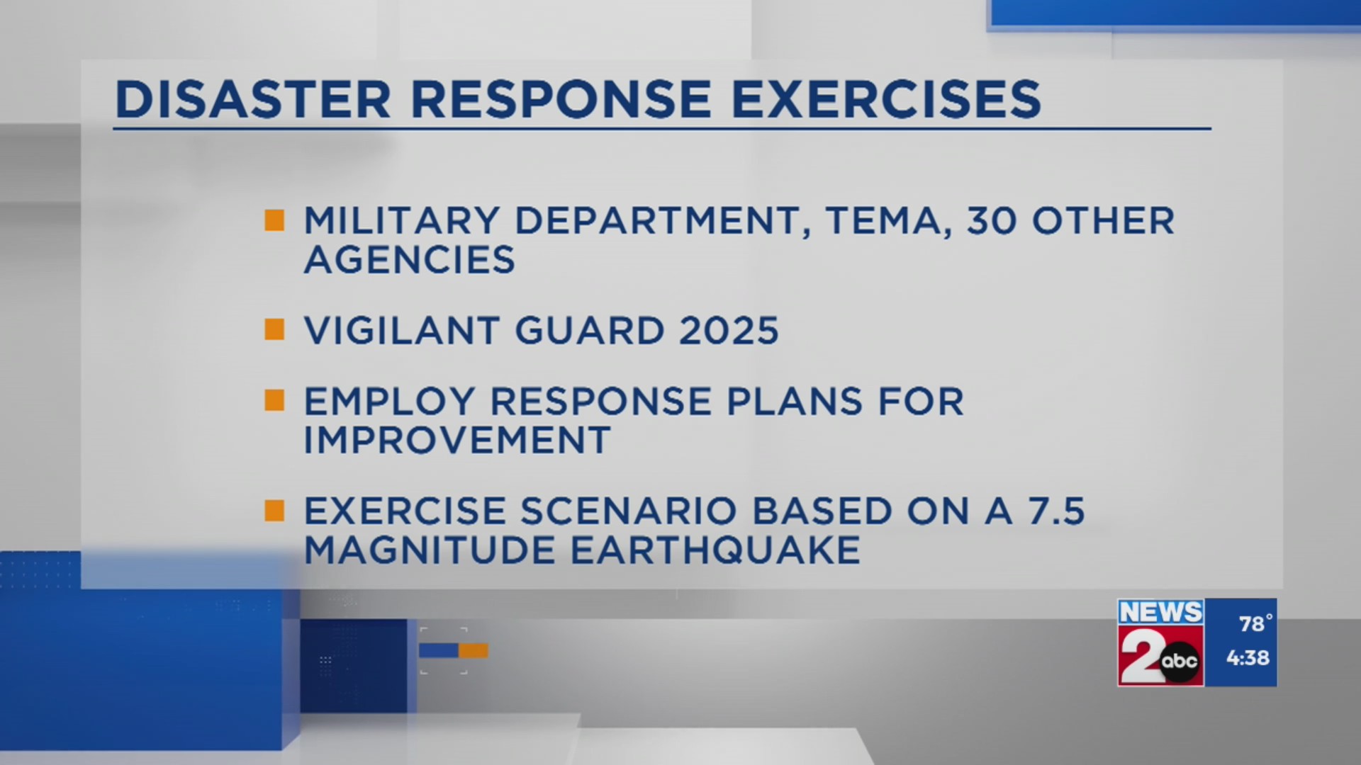Disaster response exercises across Tennessee – WKRN News 2
