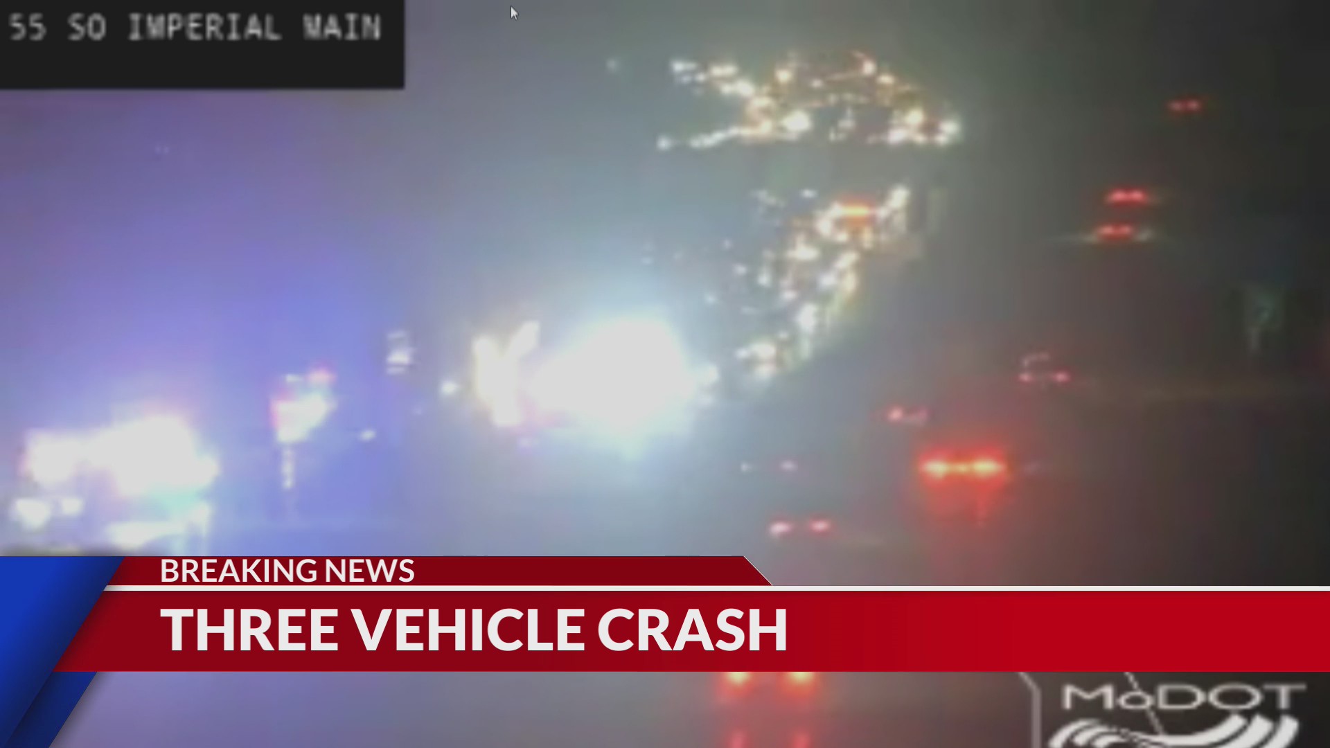 3-vehicle crash reported on I-55; multiple injuries: MSHP – FOX 2