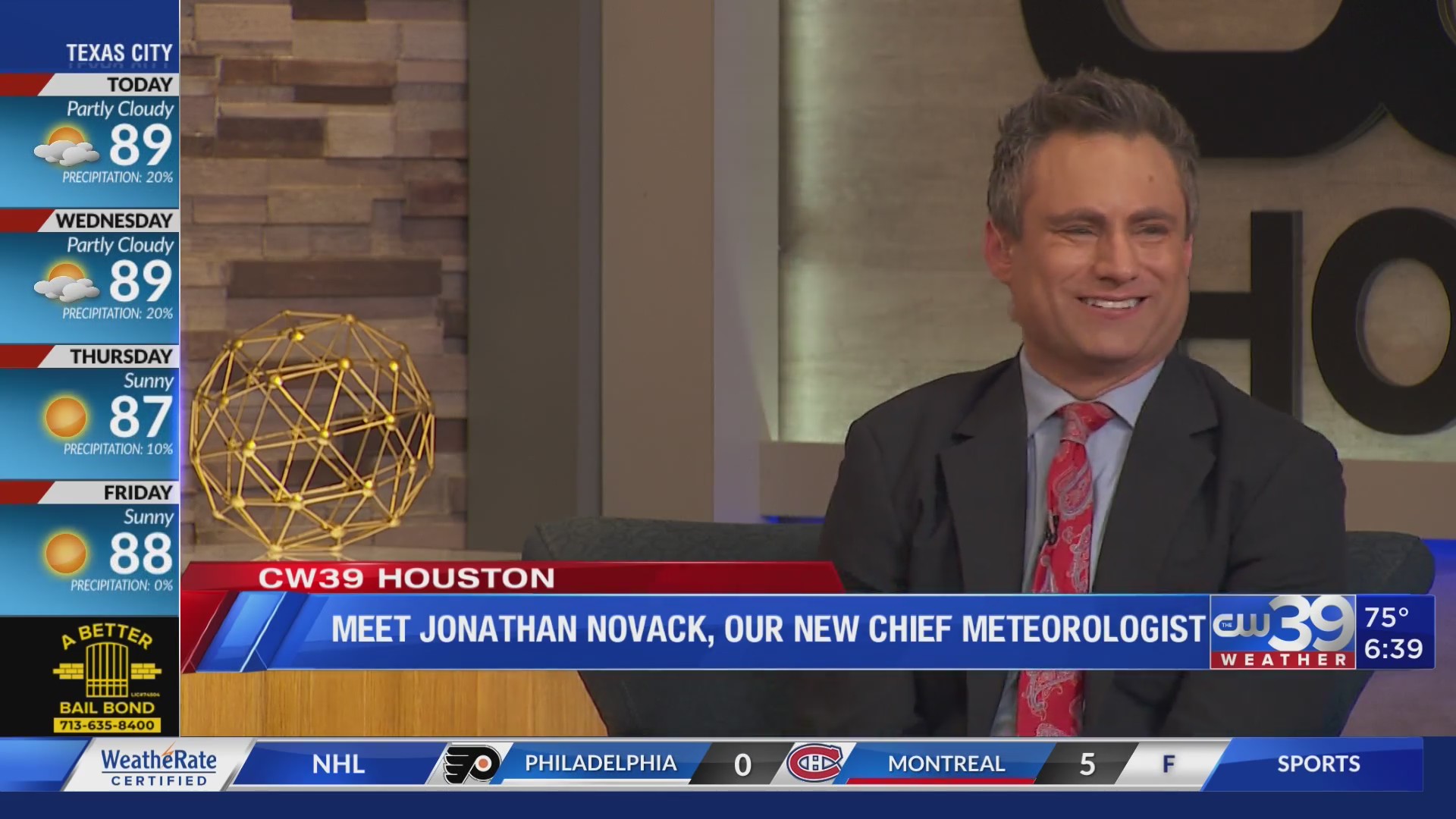 NOVACK IS BACK! CW39 welcomes new chief meteorologist Jonathan Novack ...