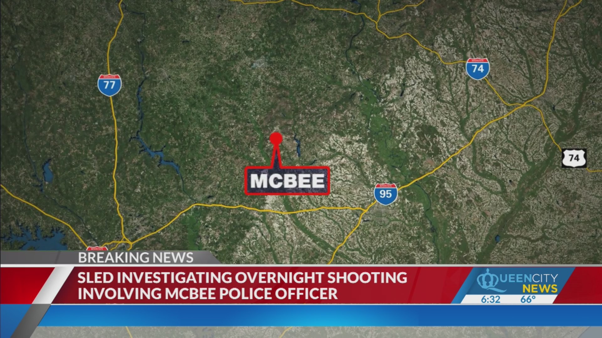 Officer shot in McBee, expected to be okay – FOX8 WGHP