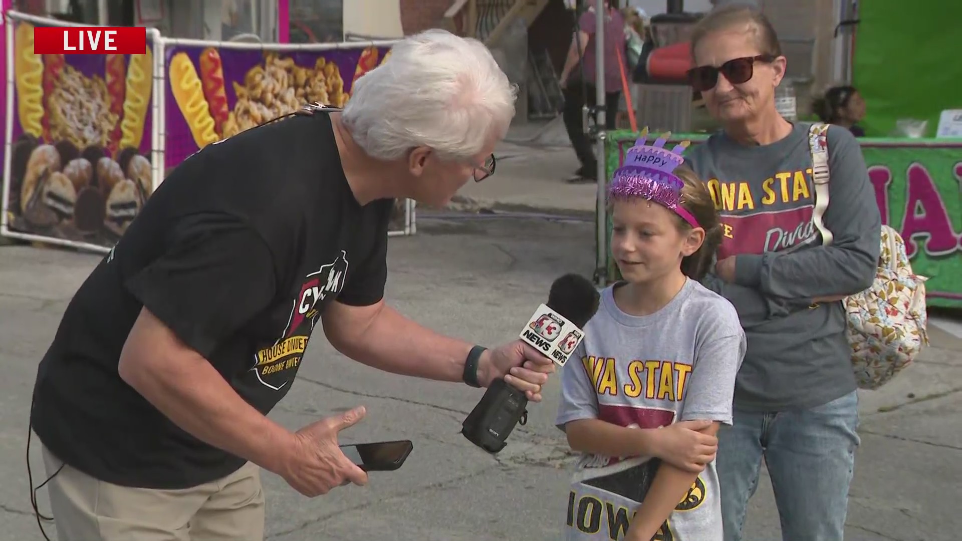 RVTV: Ed Wilson chats with a birthday girl in Boone – who13.com