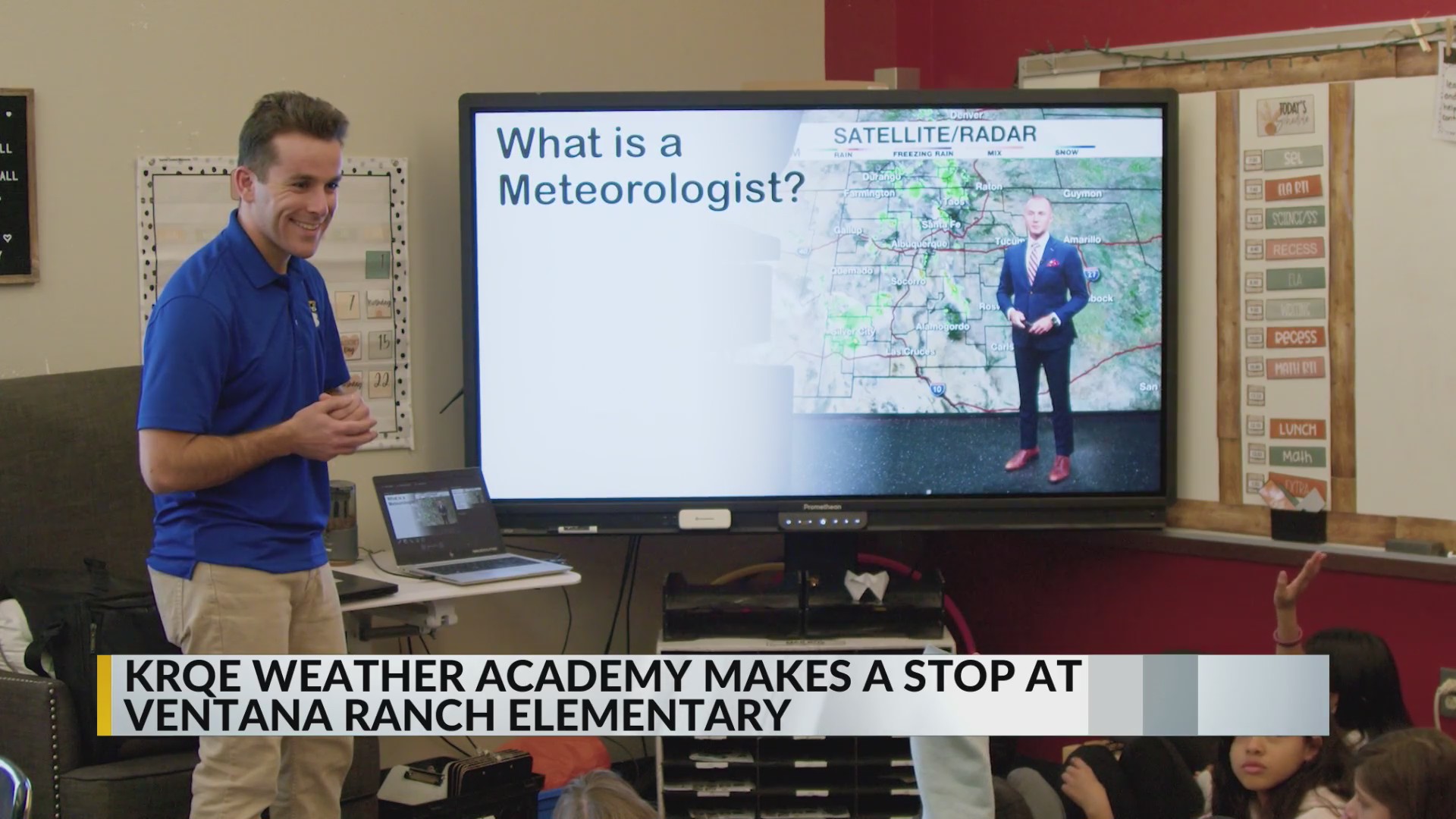 KRQE Weather Academy visits Ventana Ranch Elementary School – KRQE NEWS ...