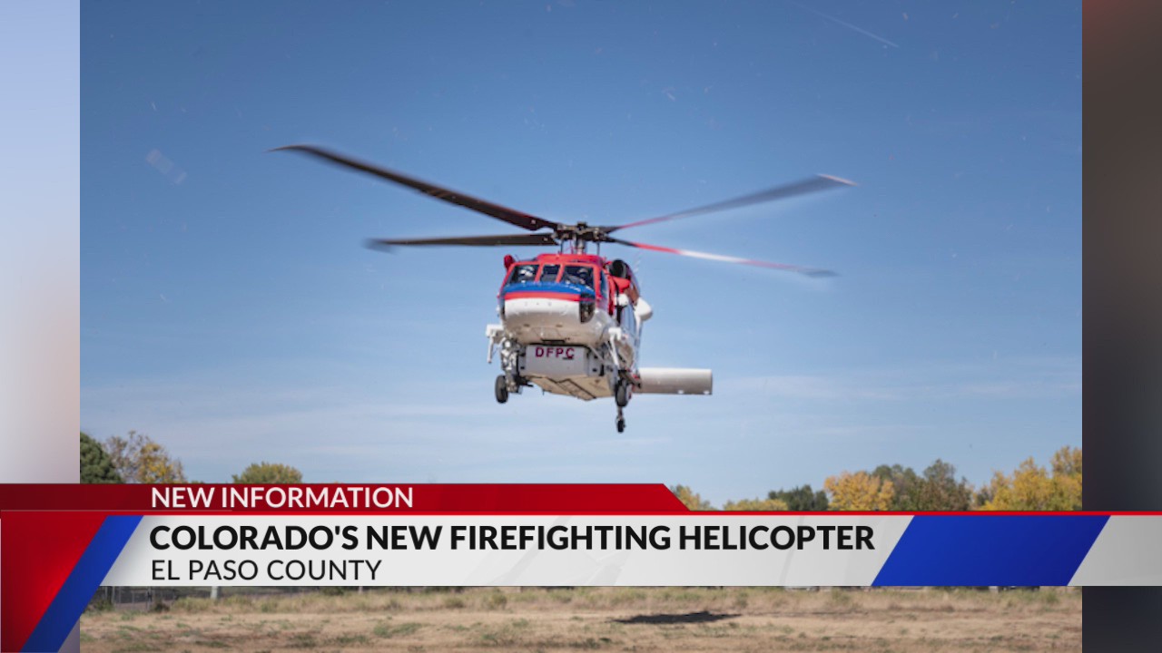 EPSO welcomes Colorado’s custom firefighting helicopter – FOX21 News ...