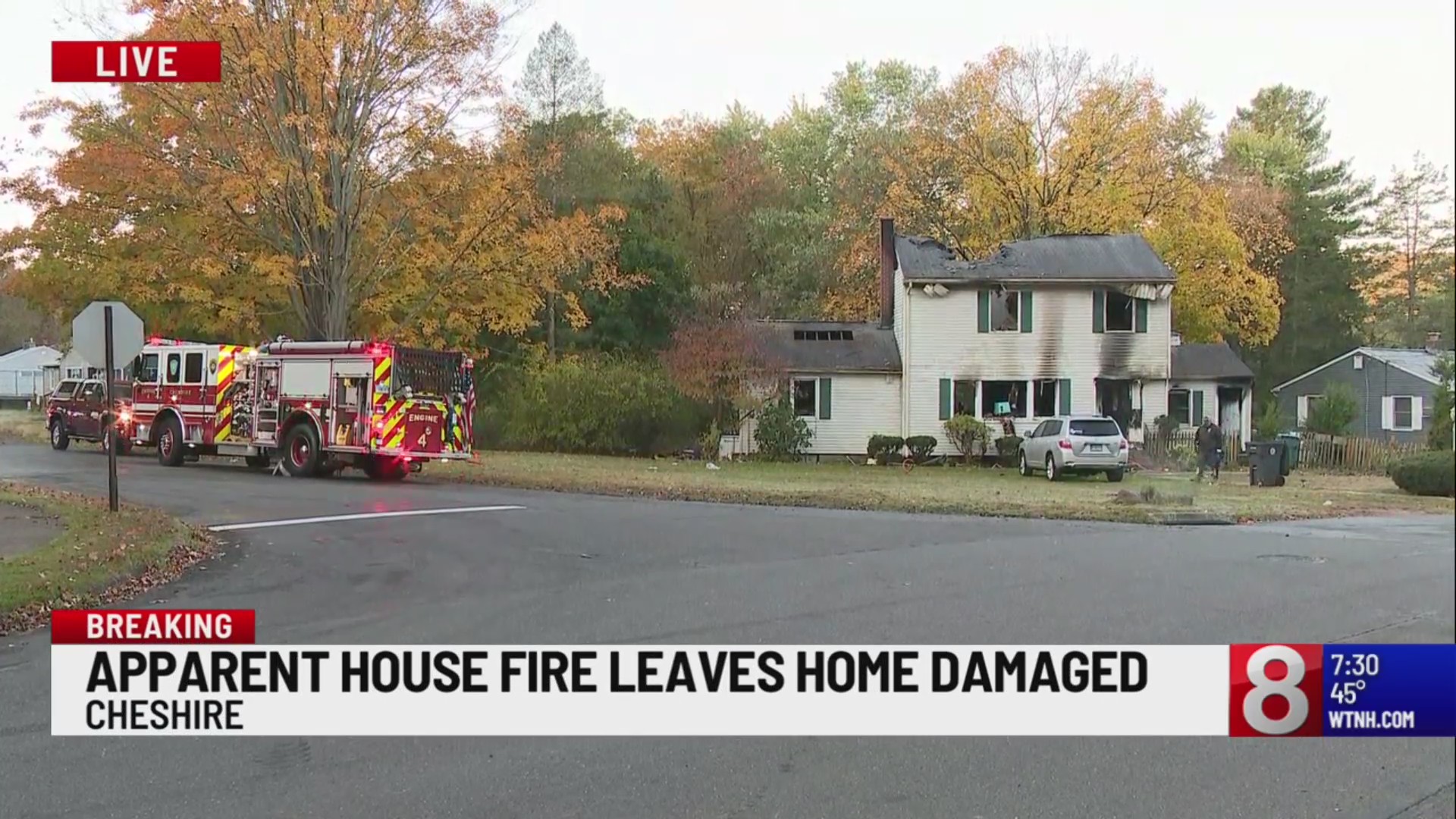 Crews respond to house fire in Cheshire – WTNH.com