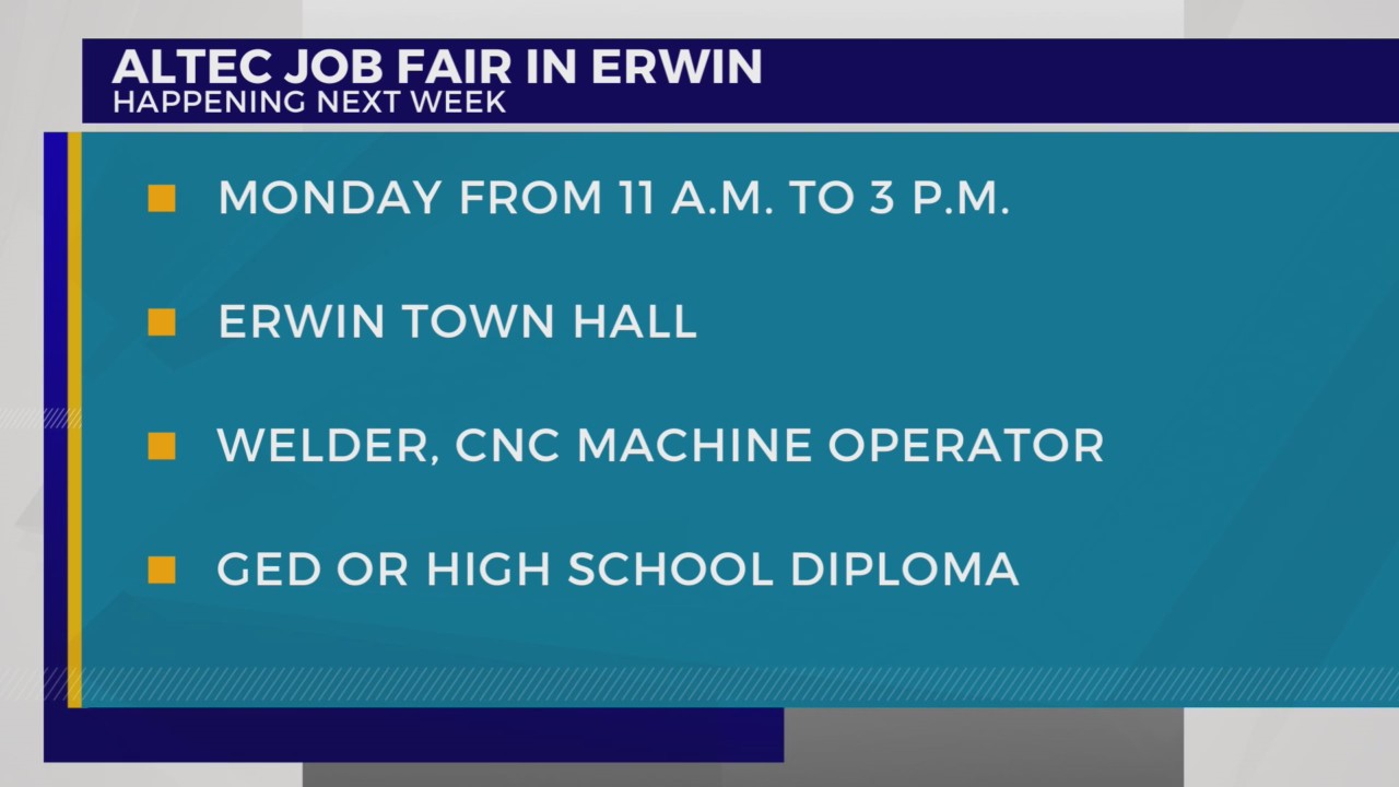 Altec to hire up to 100, has Erwin job fair Monday – WJHL | Tri-Cities ...