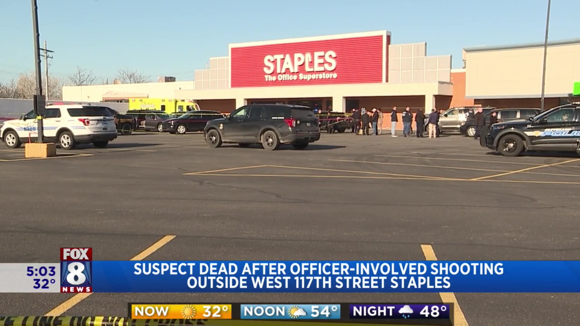 Officer-involved shooting outside local Staples – Fox 8 Cleveland WJW