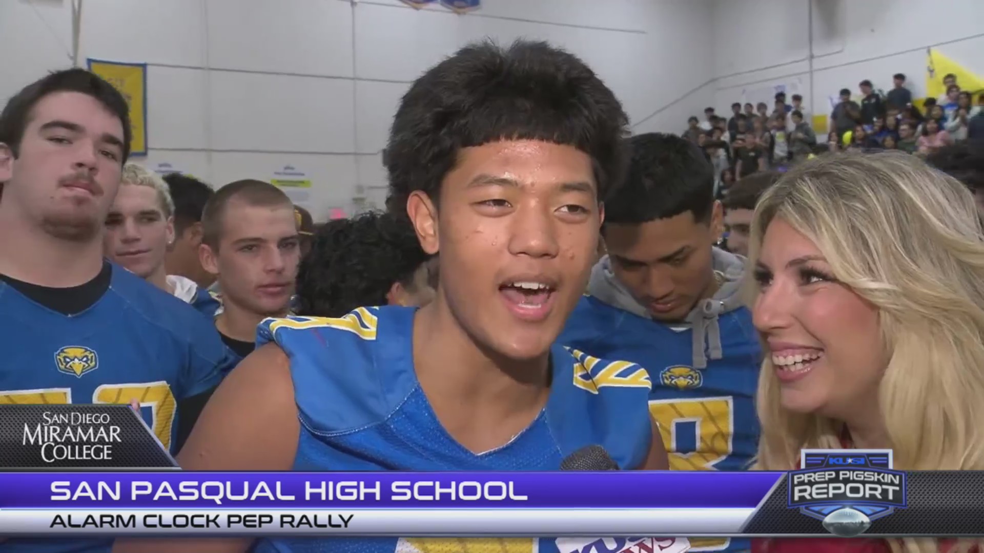 Week 5 Alarm Clock Pep Rally: San Pasqual – FOX 5 San Diego & KUSI News Week 5 Alarm Clock Pep Rally: San Pasqual – FOX 5 San Diego & KUSI News