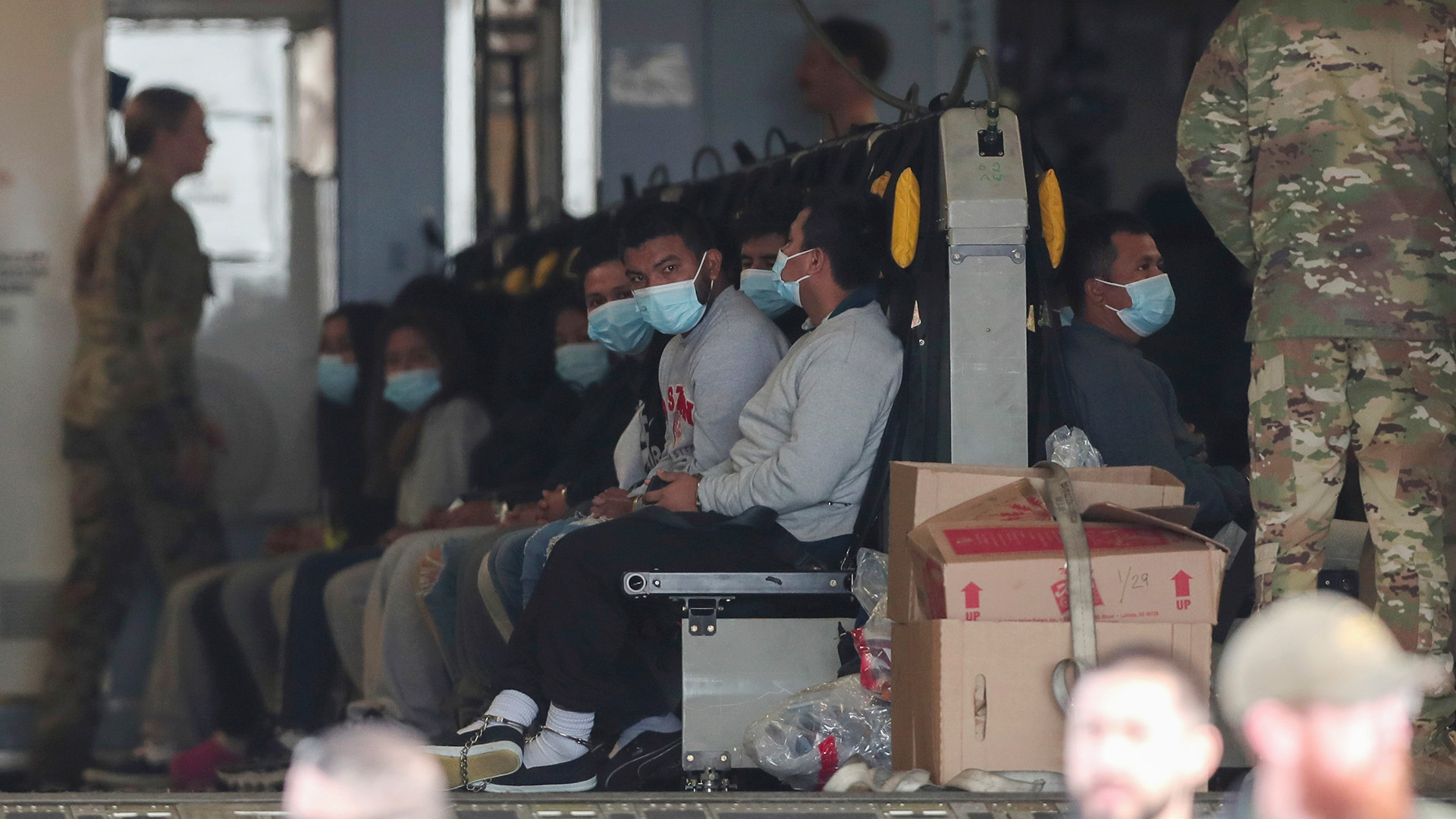 White House begins migrant flights to Guantánamo Bay – WGN Radio 720 ...