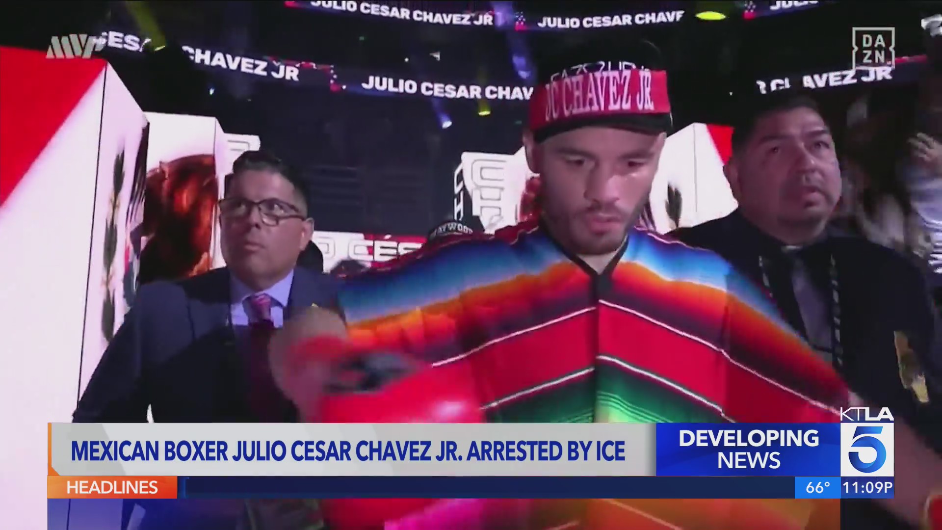 Mexican boxer Julio Cesar Chavez Jr. arrested by ICE – KTLA