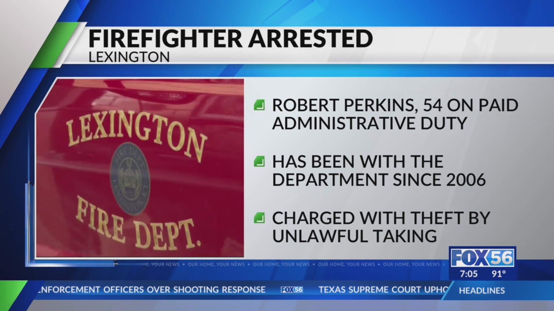 Lexington firefighter arrested for allegedly shoplifting baseball cards ...