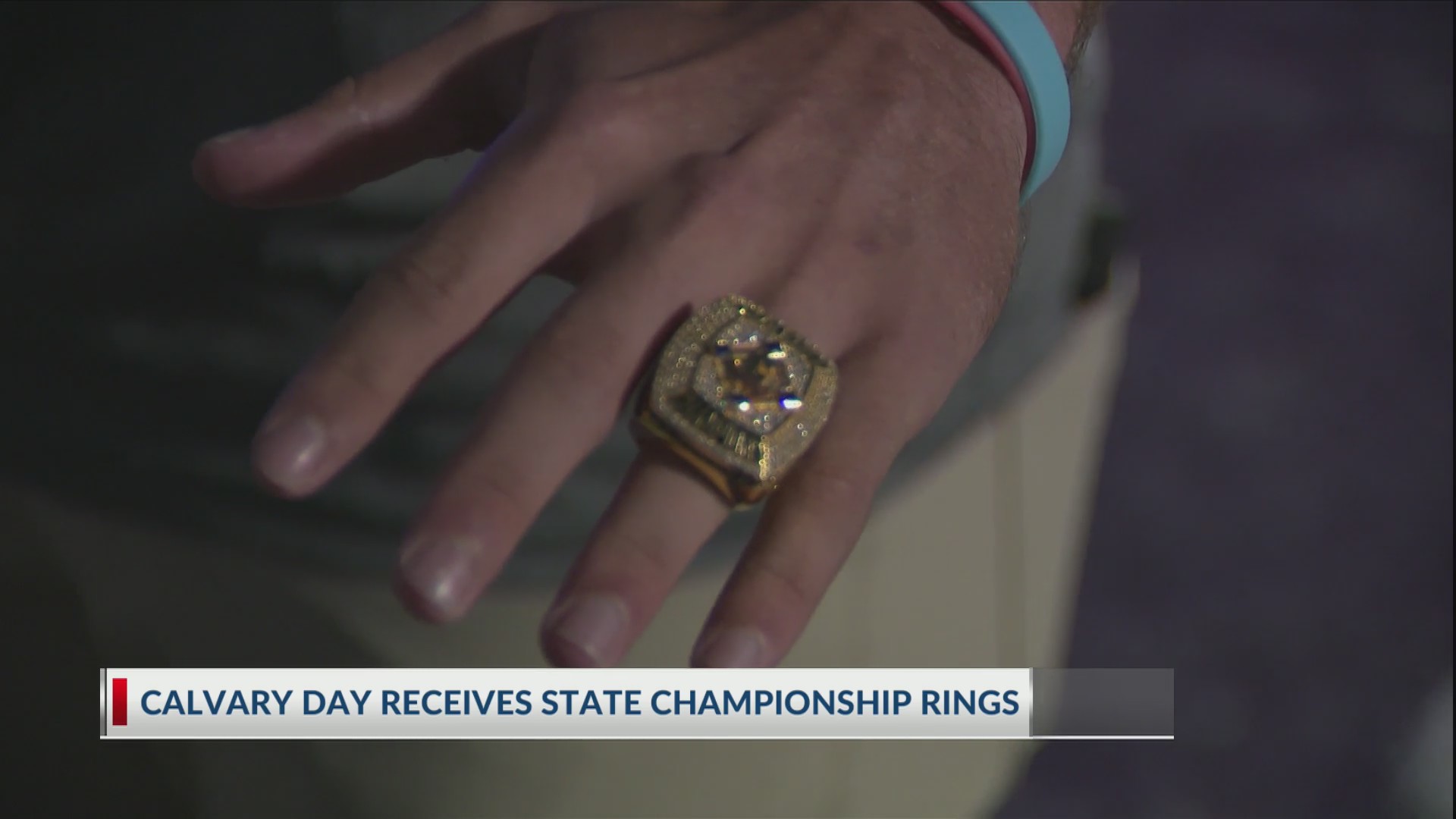 Calvary Day baseball receives state championship rings – WSAV-TV