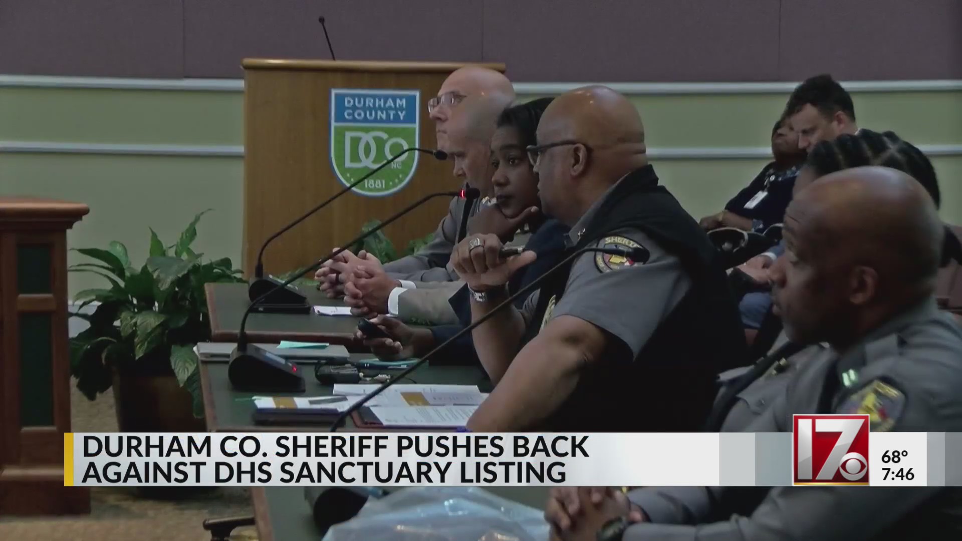 Durham County Sheriff refutes sanctuary listing – CBS17.com