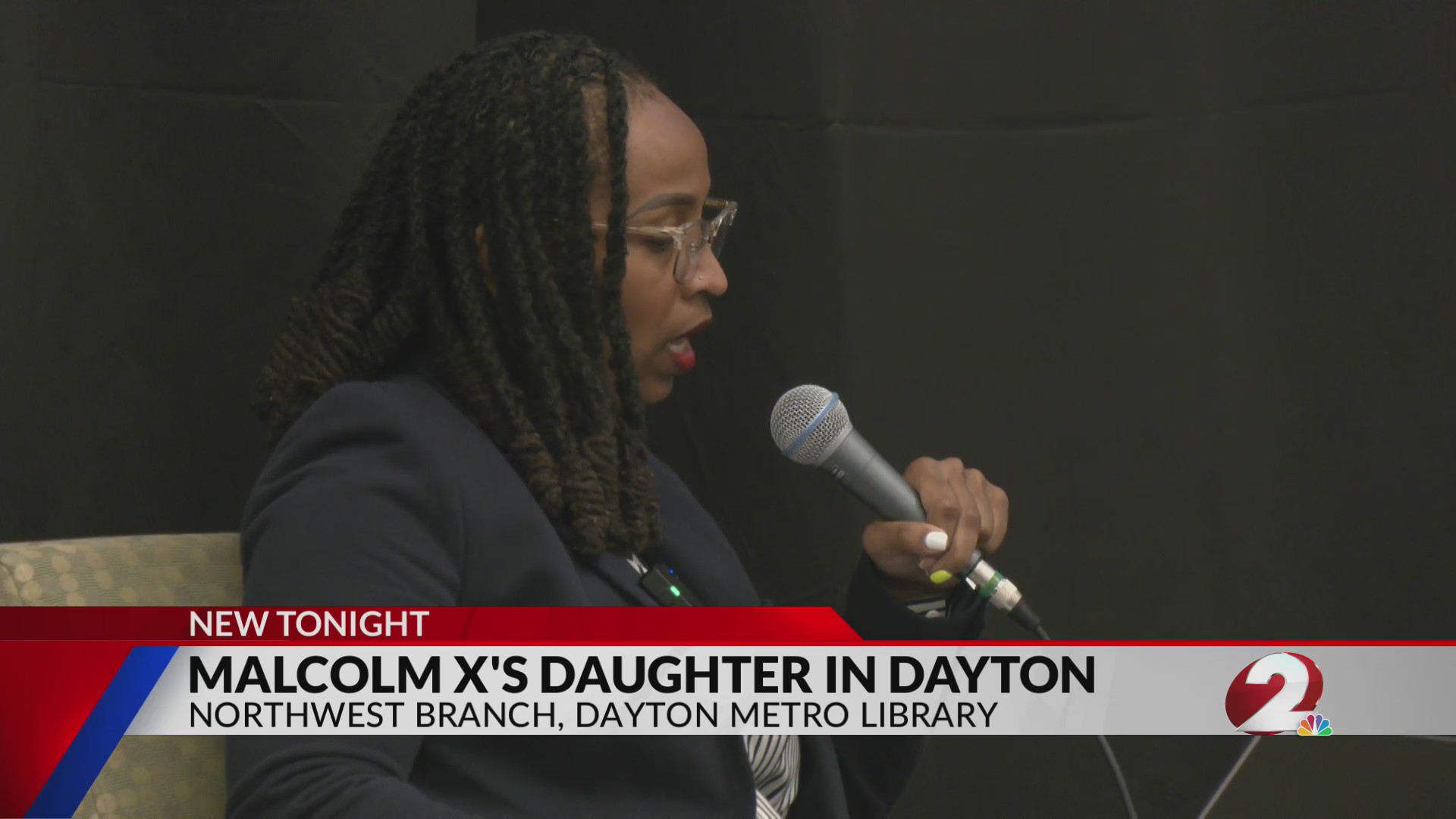 Malcolm X’s daughter speaks at Dayton Metro Library branch – WDTN.com