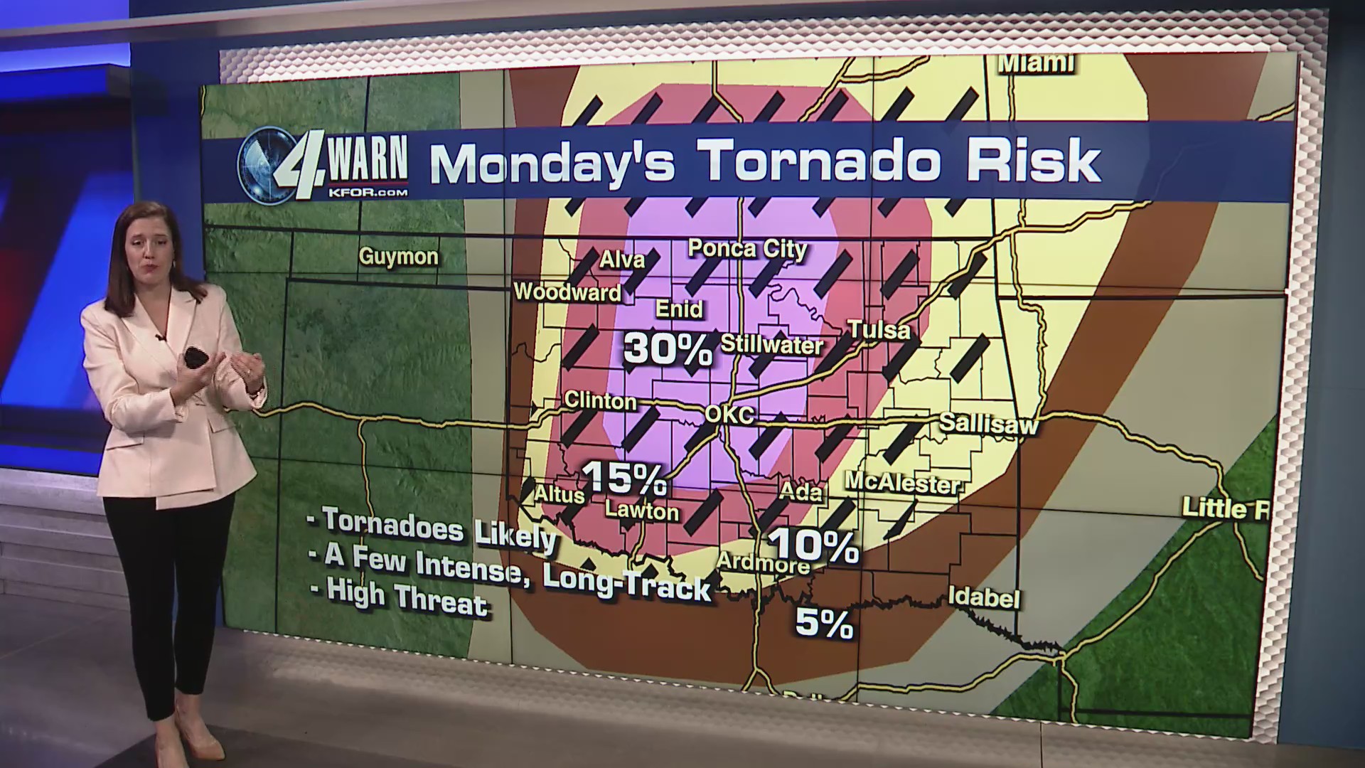 Emily’s 12:45PM Forecast for Monday, May 6, 2024 – KFOR.com Oklahoma City