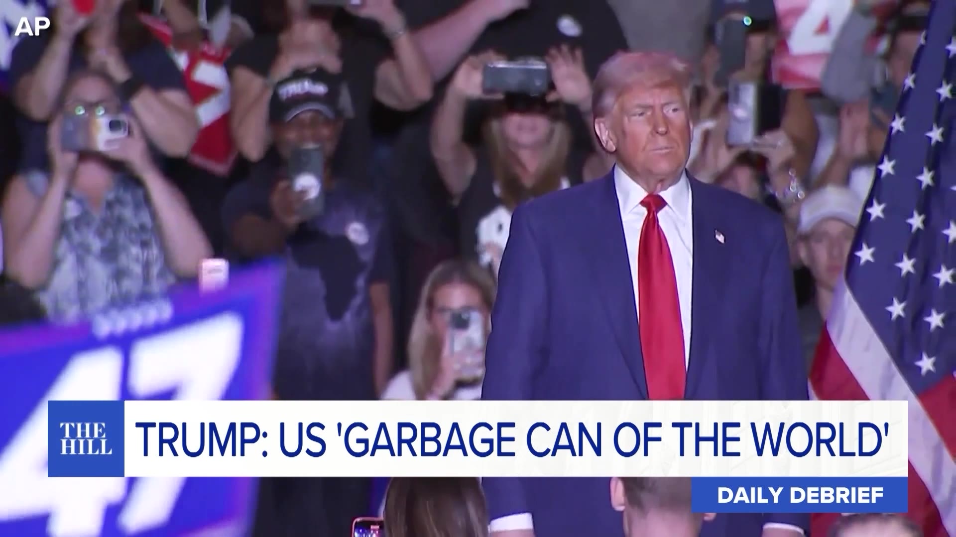 Trump: America ‘like a garbage can for the world’ – KWKT – FOX 44