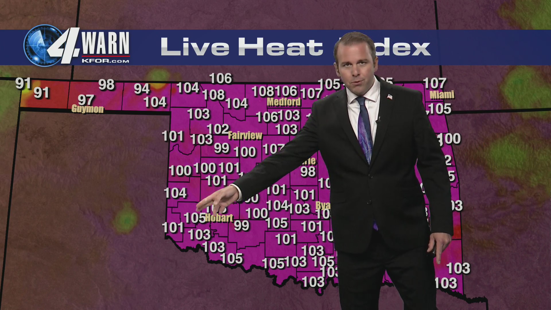 Aaron Brackett’s Sunday evening 4cast – KFOR.com Oklahoma City