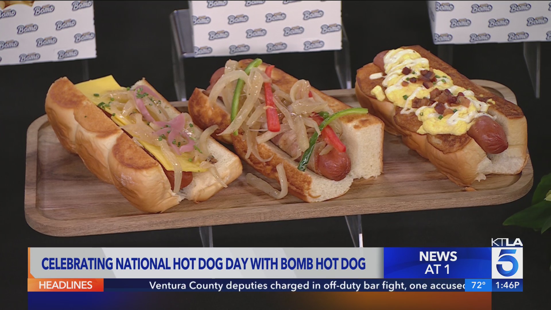 Celebrating National Hot Dog Day with Bomb Hot Dog – KTLA