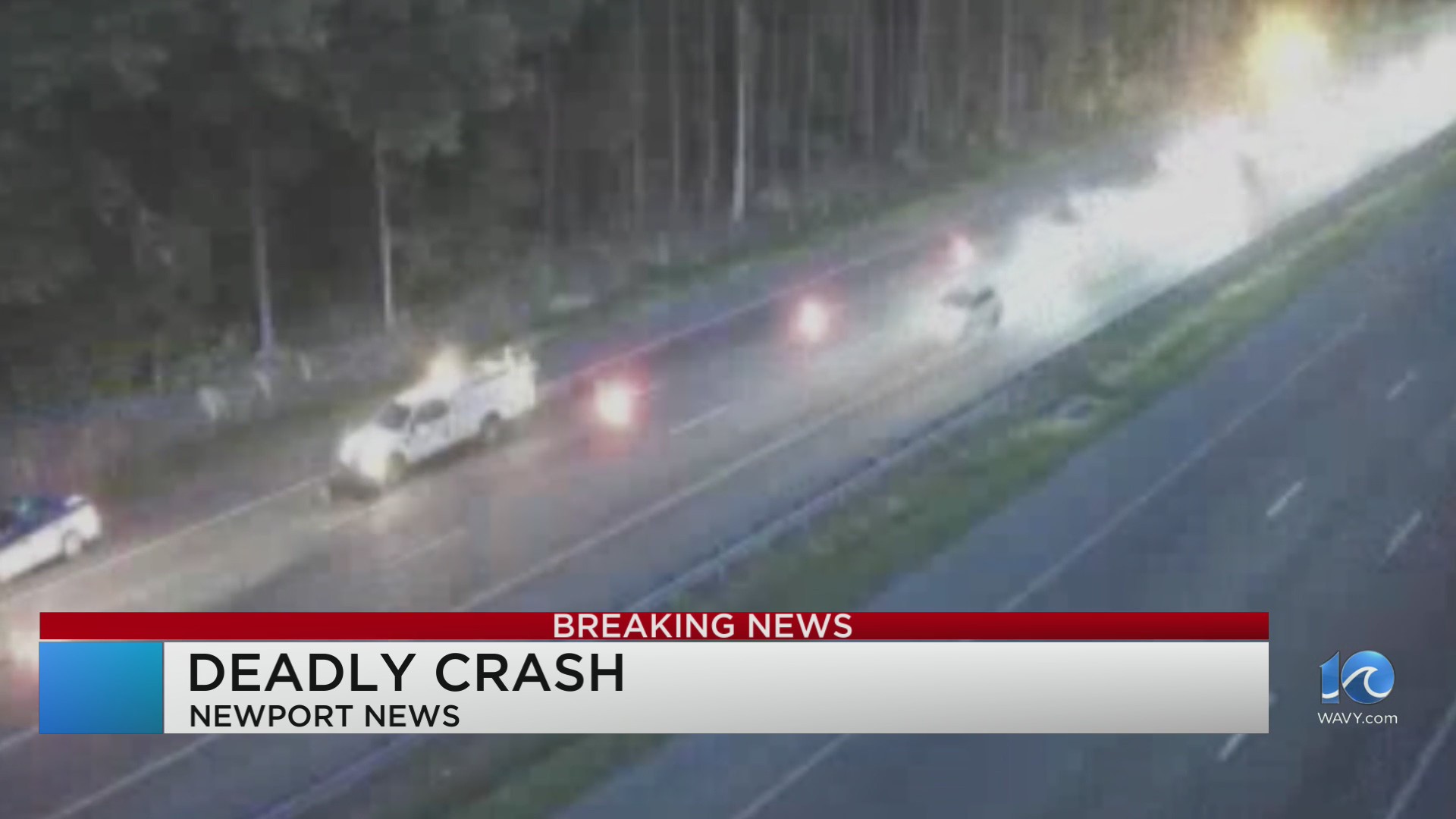 VSP: One dead after single-vehicle crash in Newport News – WAVY.com