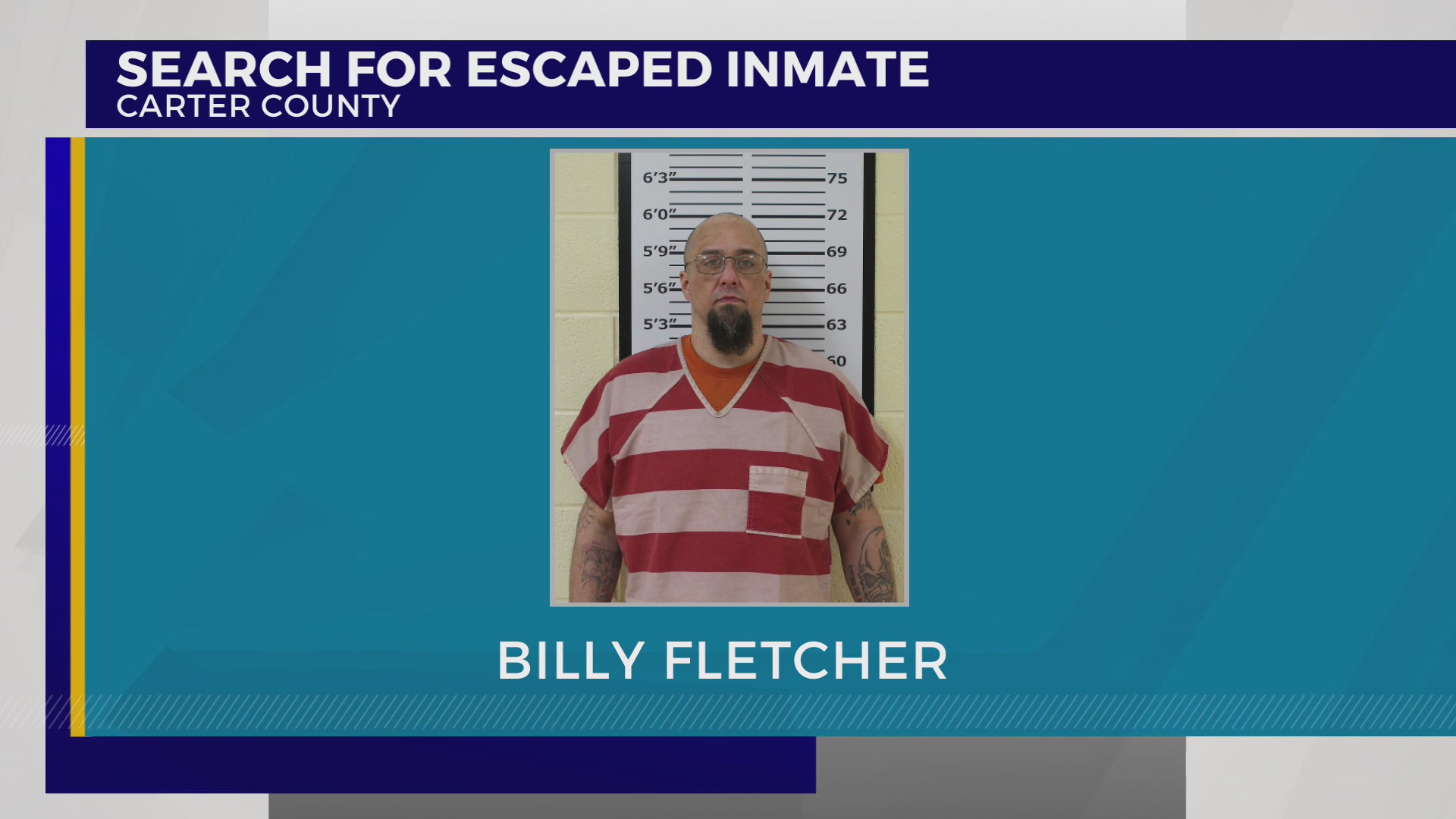 Reward offered for information on escaped Carter County inmate – WJHL ...